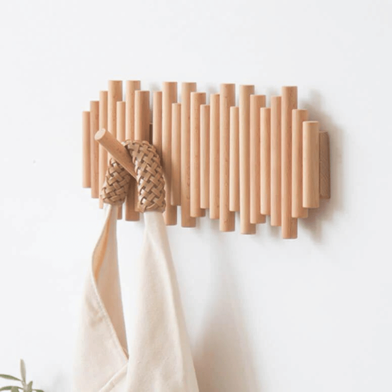 Handmade Nordic Style Wooden Coat Rack – Bronlee